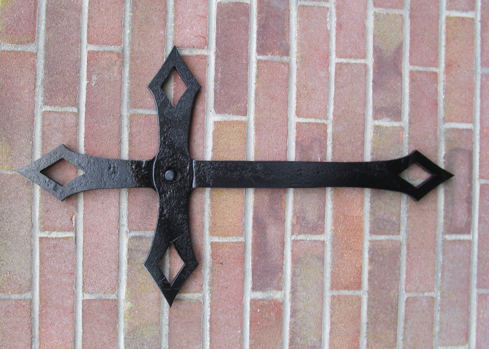 Crusader Cruciform Wrought Iron Wall Tie - Forged Ironmongery