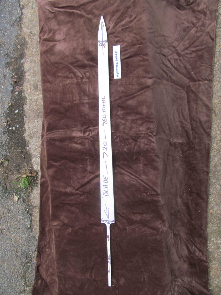 Medieval Sword Blank - Forged Ironmongery