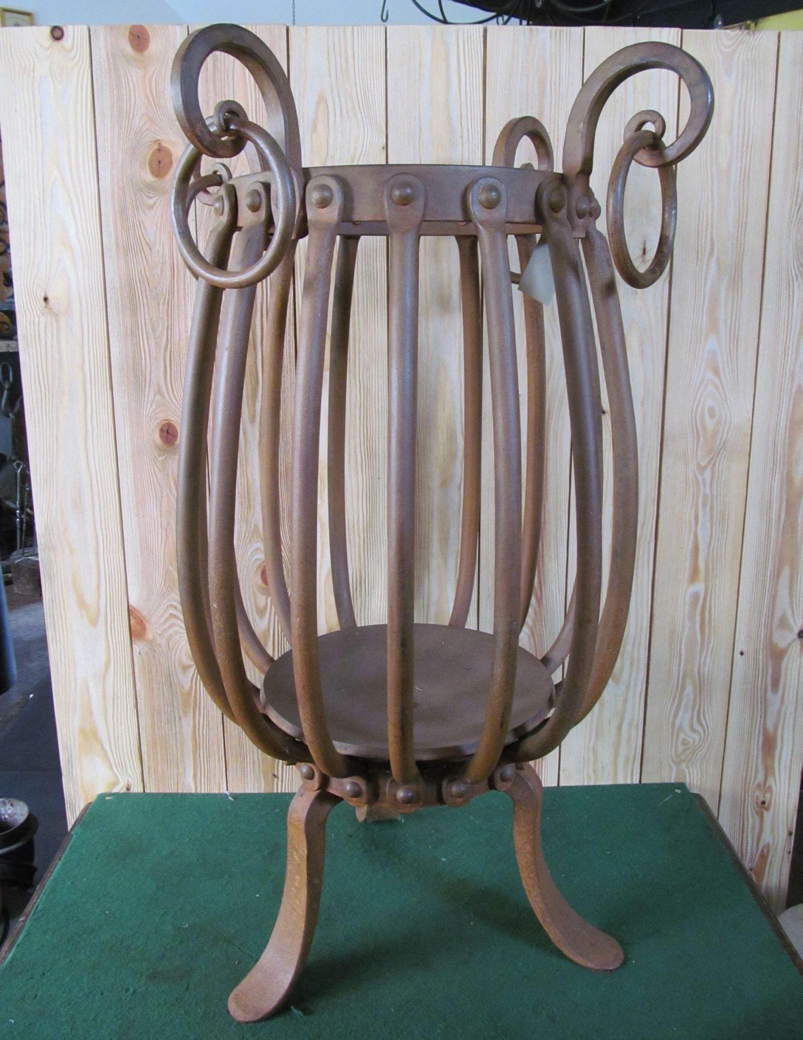Hand Forged Italian Style Fire Basket - Forged Ironmongery