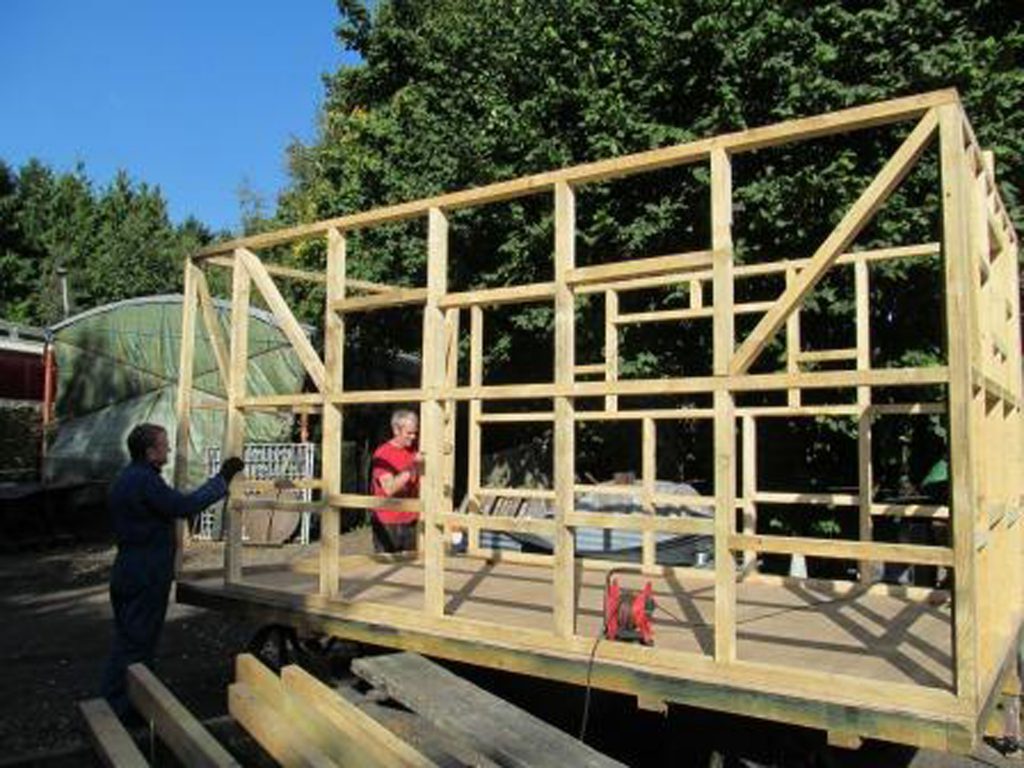 Wood Kit: Side frames, Gables and Roof Supports - Forged Ironmongery